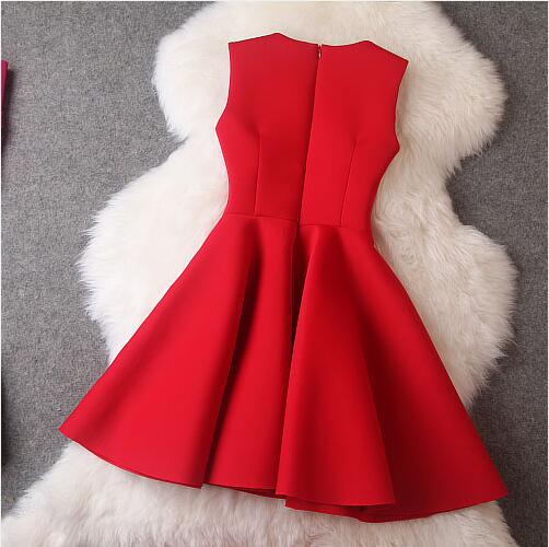 Luxury Designer Sequined Sleeveless Dress For Autumn&winter - Red on Luulla Luxury Designer Sequined Sleeveless Dress For Autumn&winter - Red on Luulla